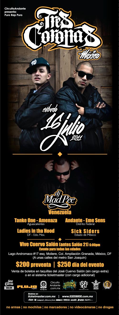 Evento: Tres coronas | 16 julio 2011 México, D.F. | Eventos# - Doble-H ...